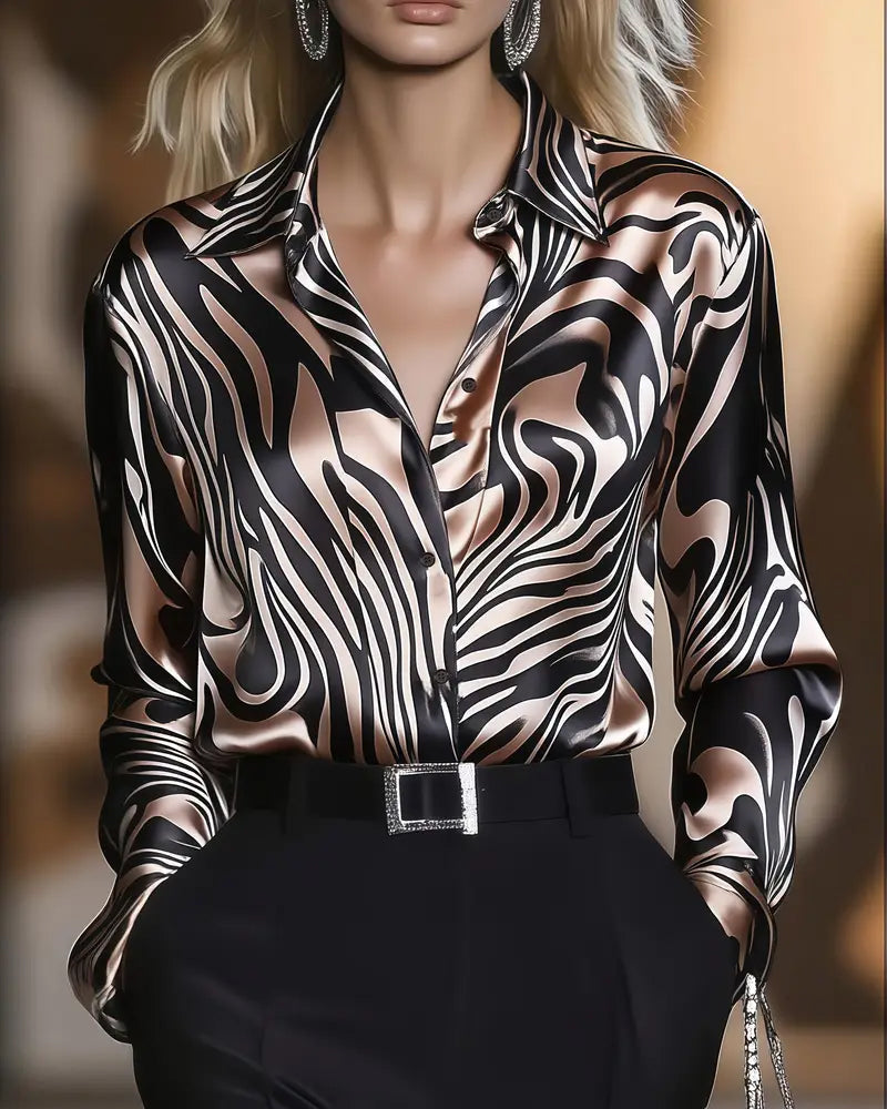 Elegant and Trendy Printed Shirt – Lennox And Gray